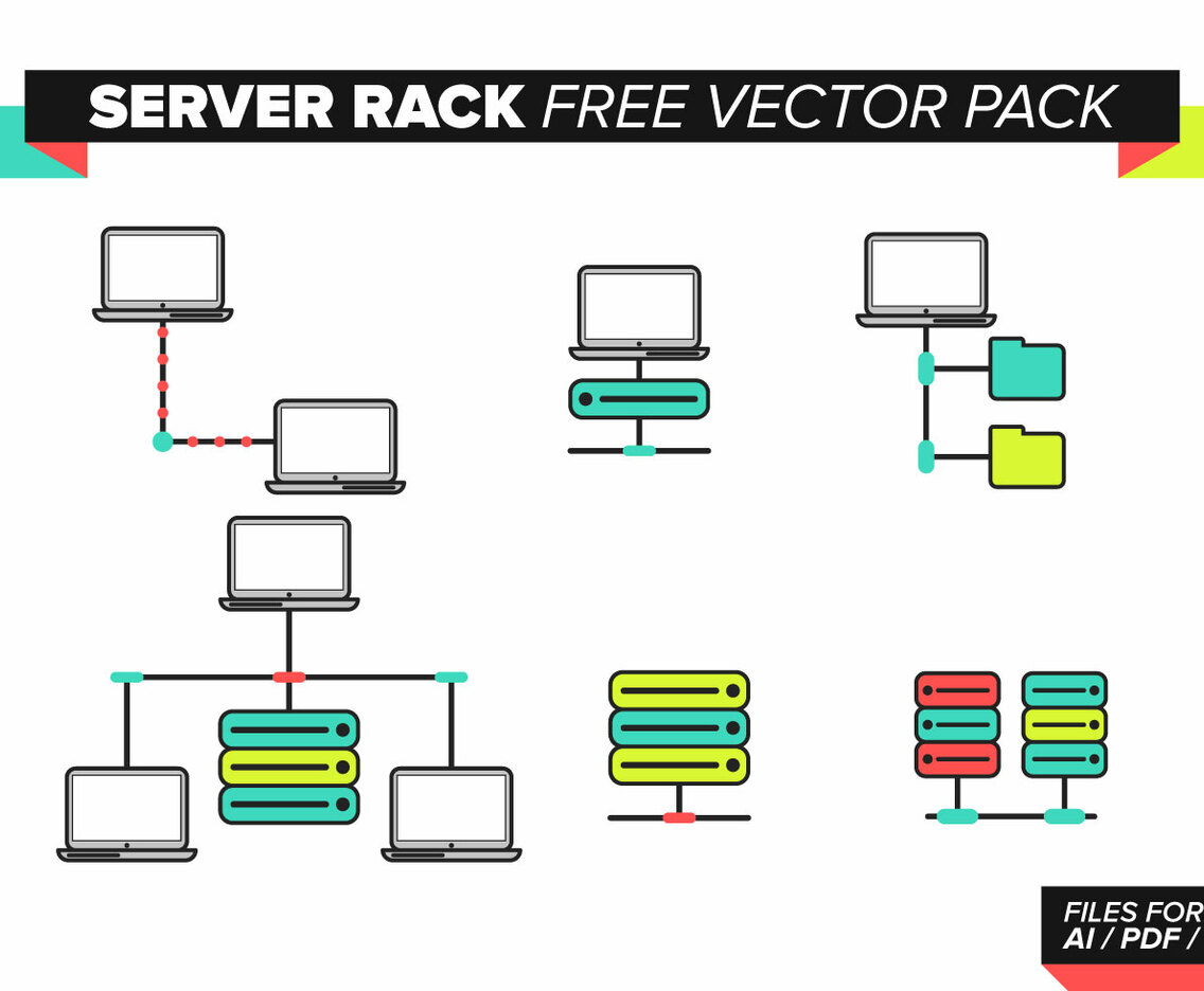 Server Rack Free Vector Pack Vector Art & Graphics | freevector.com