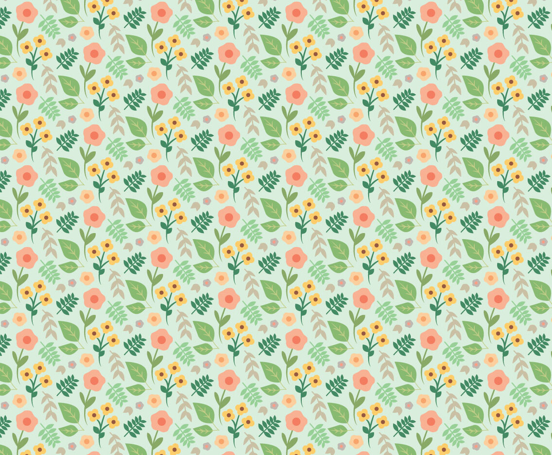 Plant Flower Pattern Vector Art & Graphics | freevector.com