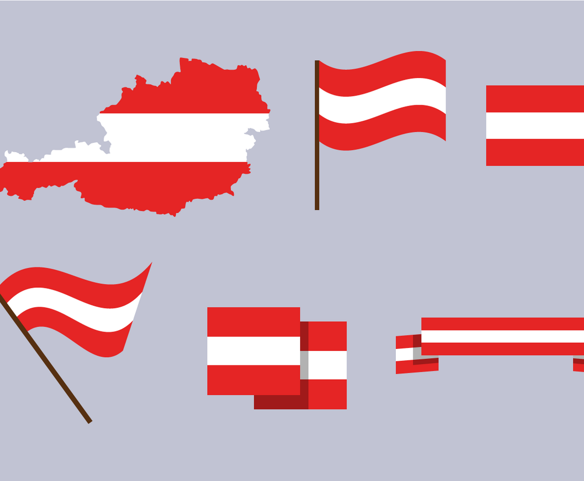 Free Austria Map Vector Vector Art & Graphics | freevector.com