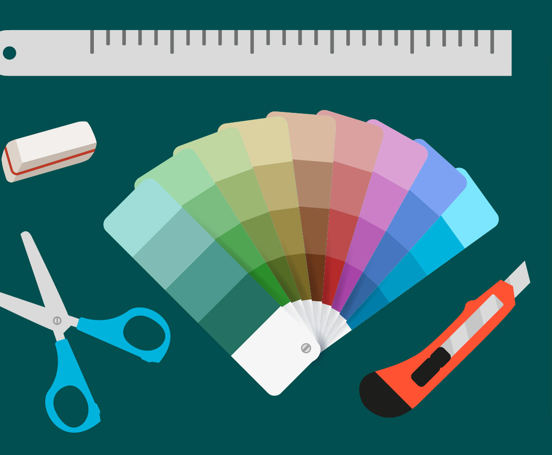Color Swatches Printing Tools Vector Art & Graphics | freevector.com