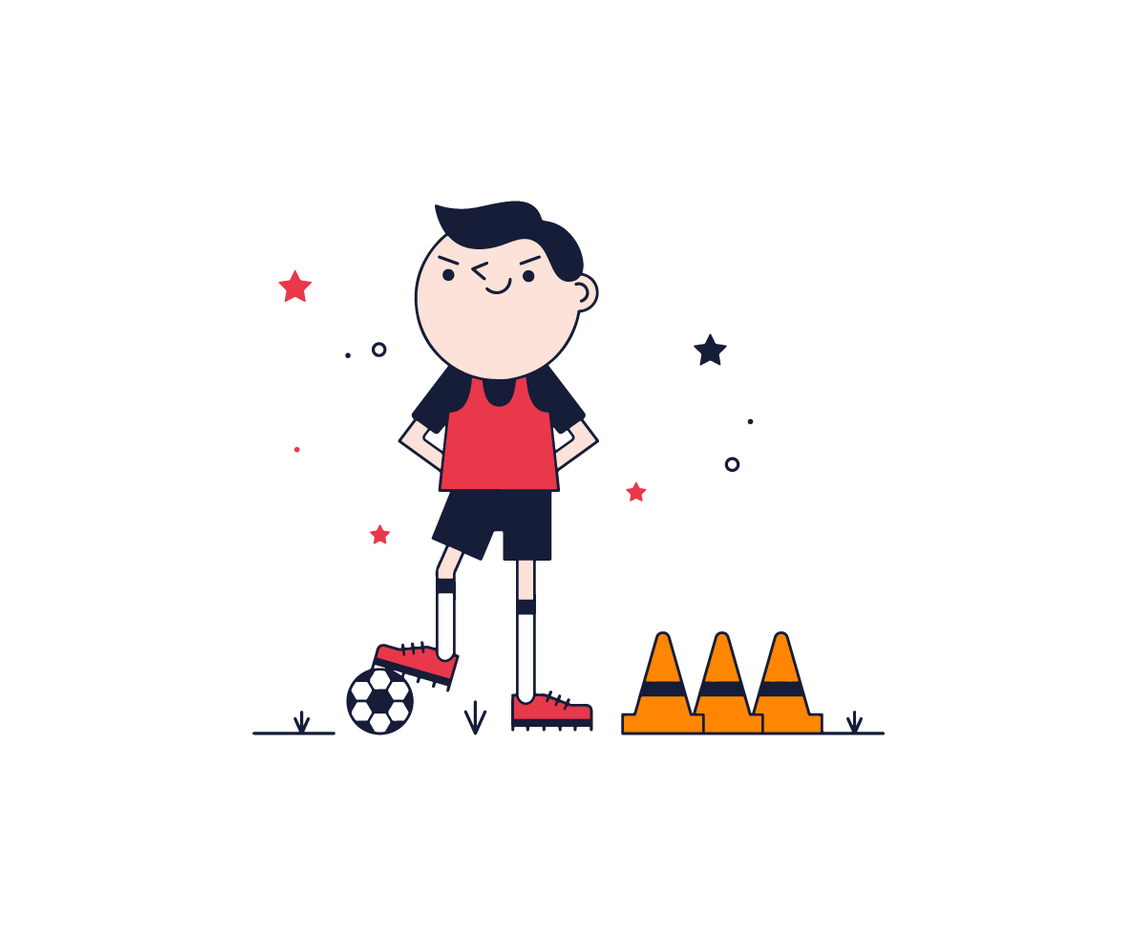 Free Soccer Player Vector Vector Art & Graphics | freevector.com