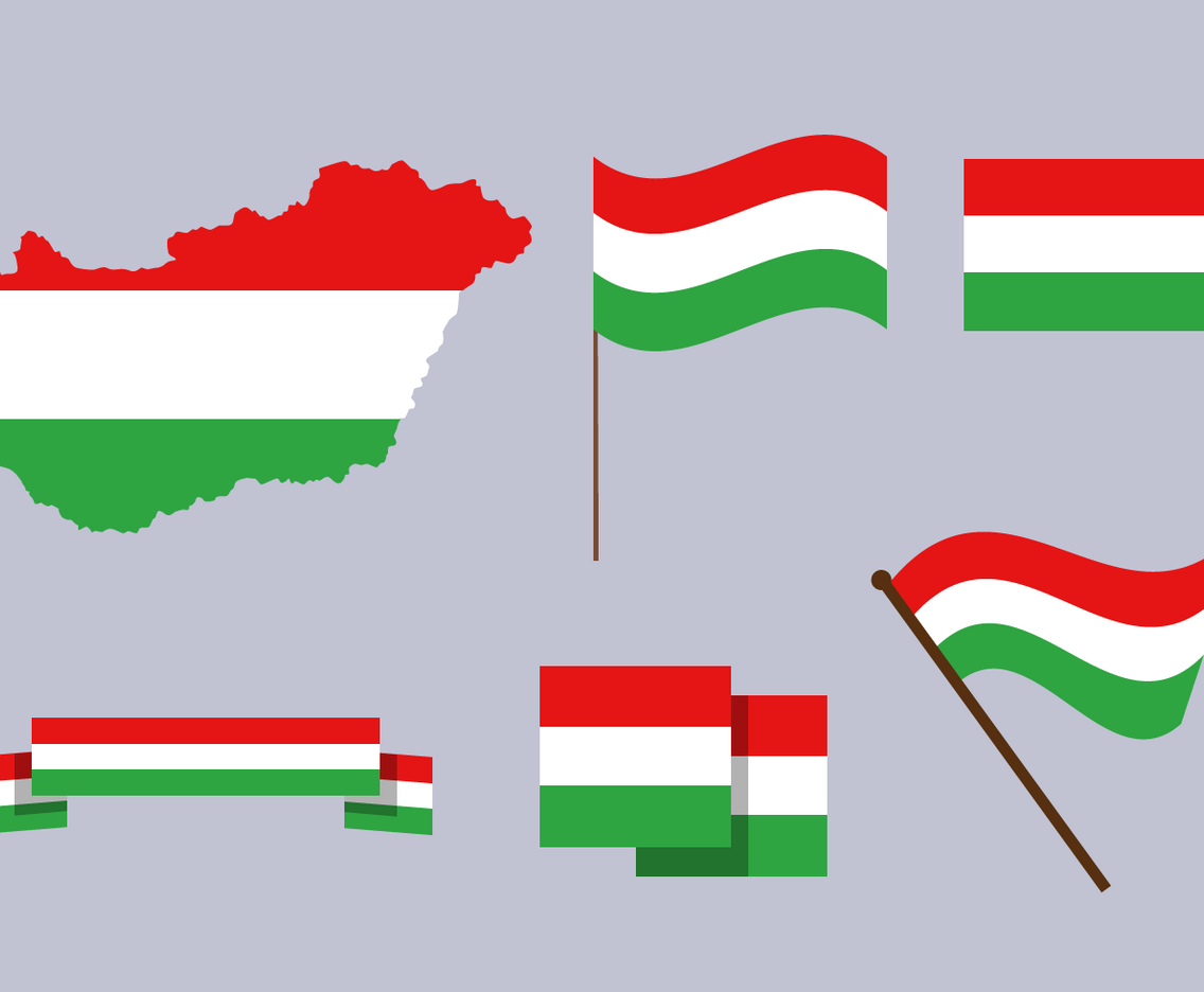 Free Hungary Map Vector Vector Art & Graphics | freevector.com