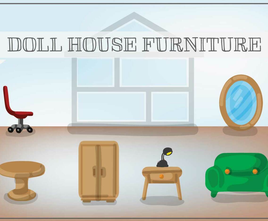 Free Doll House Furniture Vector Vector Art & Graphics | freevector.com
