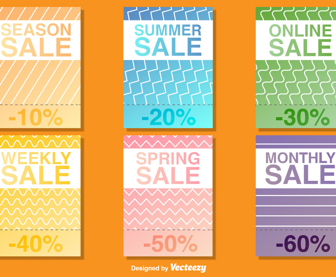 Seasonal Sale Poster Vector Templates Vector Art & Graphics ...