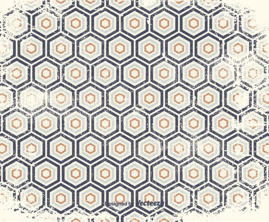 Distressed Geometric Pattern Background Vector Art & Graphics ...
