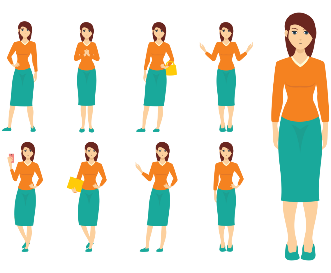Mujer Vectors Vector Art & Graphics | freevector.com