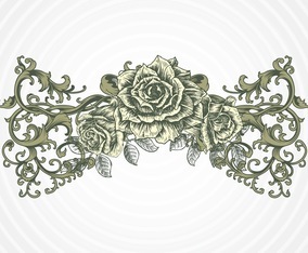 Baroque Flower Vector Art & Graphics | freevector.com