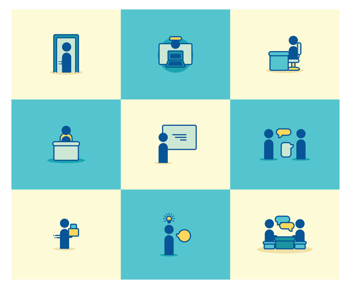 Person Business Icons Vector Art & Graphics | freevector.com