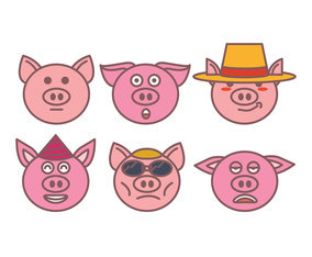 Green Pig Vector Art & Graphics | freevector.com