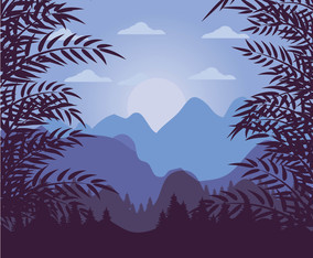 Forest Vector Background Vector Art & Graphics | freevector.com