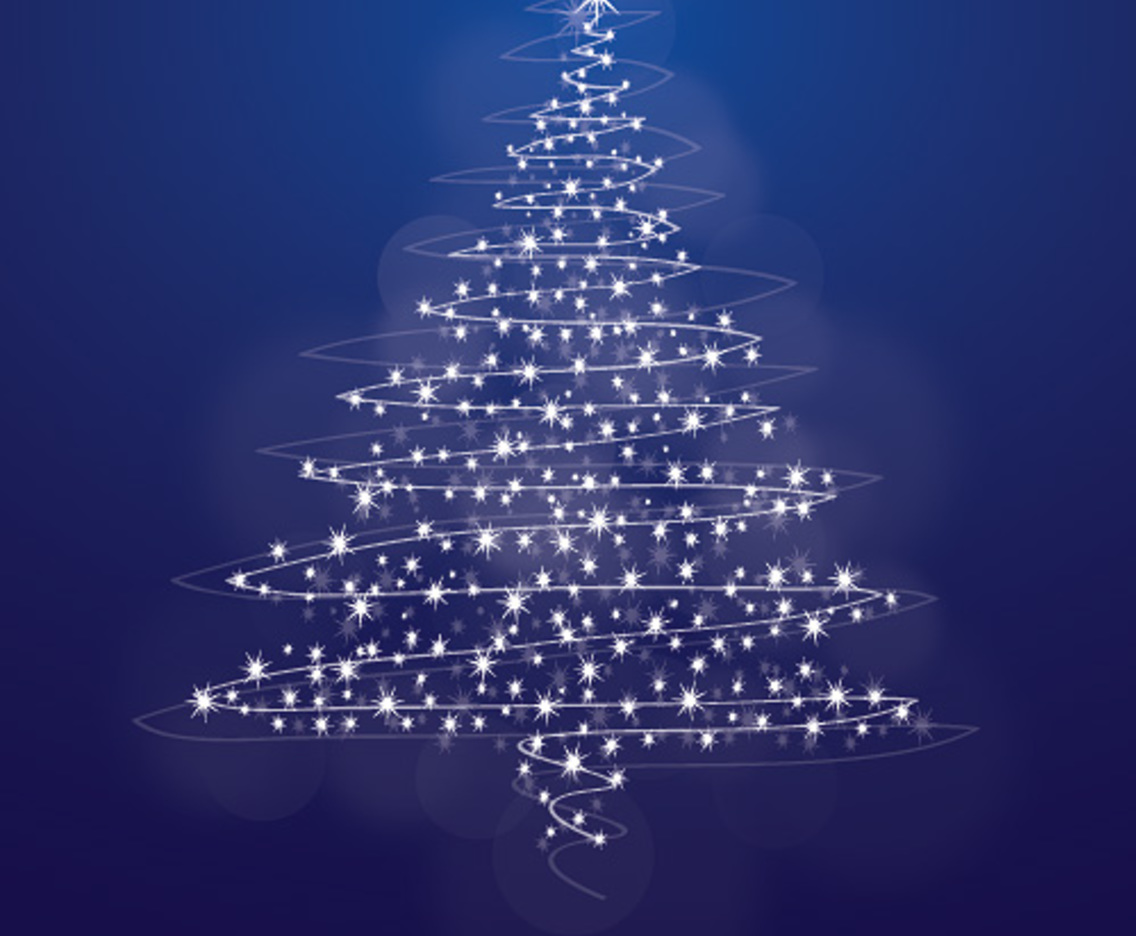 Christmas Card Blue Vector Art & Graphics | freevector.com
