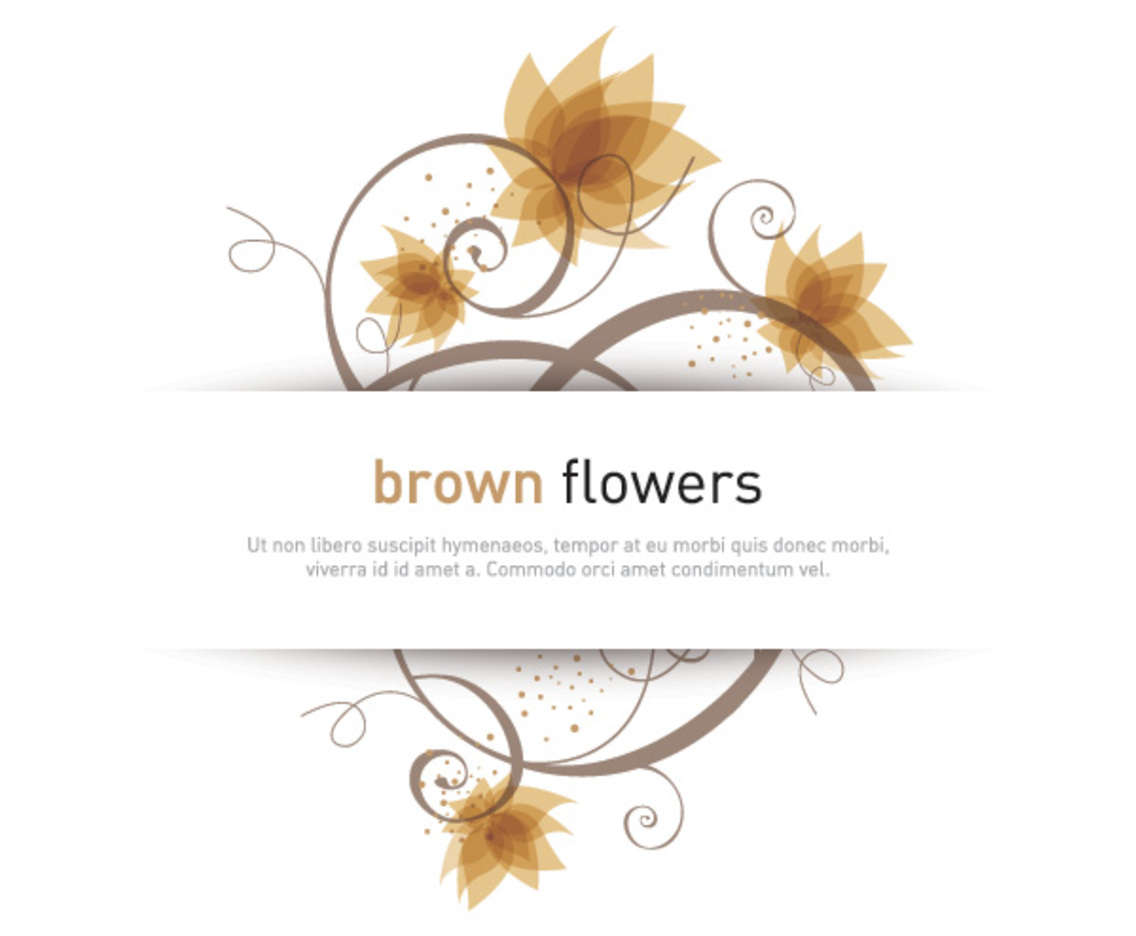 Brown Flowers Vector Art & Graphics | freevector.com