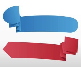 Folded Banner Vectors Vector Art & Graphics | freevector.com