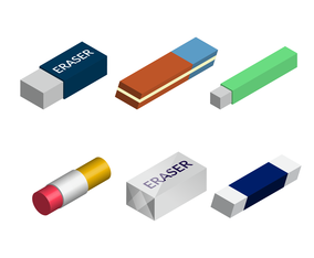 Eraser Vector Pack Vector Art & Graphics | freevector.com
