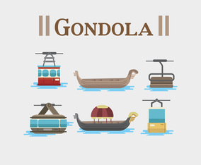 Gondola Logo Silhouette Vector Vector Art & Graphics | freevector.com