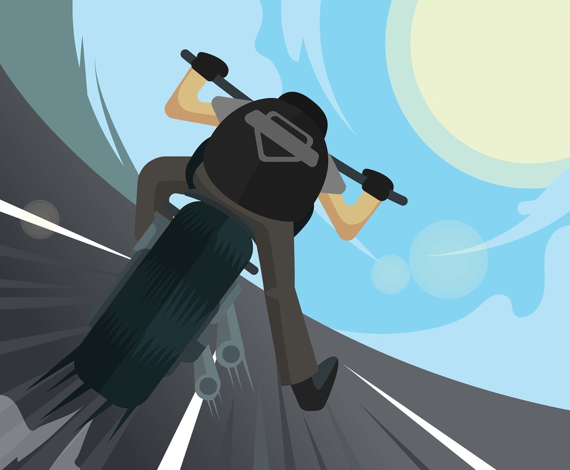 Riding Harley Vector Vector Art & Graphics | freevector.com