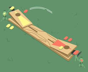 Various Cornhole Boards Vector Vector Art & Graphics | freevector.com