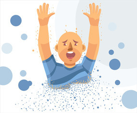 Model Of Particles Vector Vector Art & Graphics | freevector.com