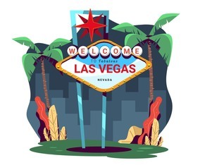 Las Vegas Sign Vector Art & Graphics | freevector.com