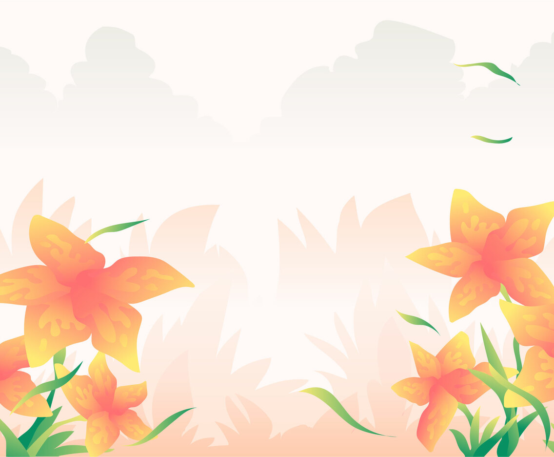 Yellow Flower In Garden Vector Art & Graphics | freevector.com