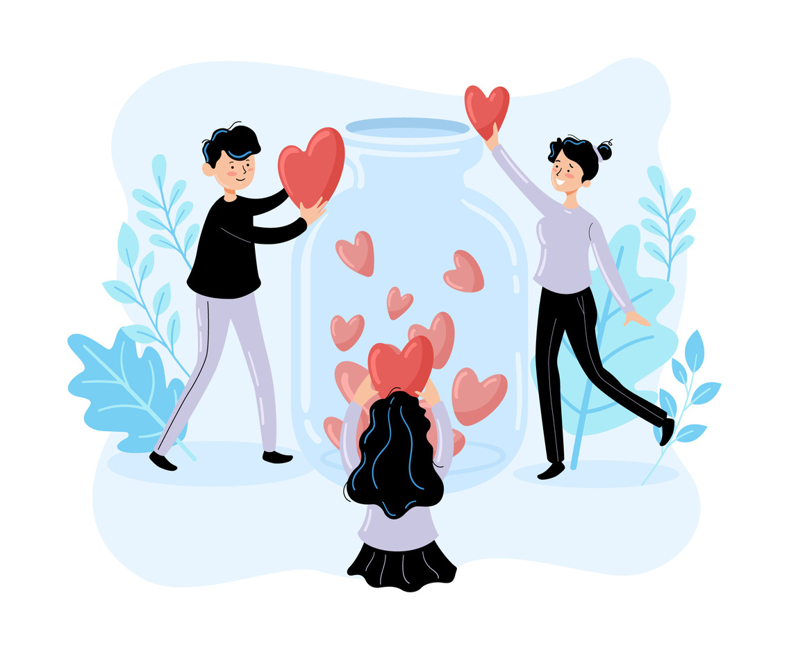 Raising Support And Awareness Donation Vector Art & Graphics ...
