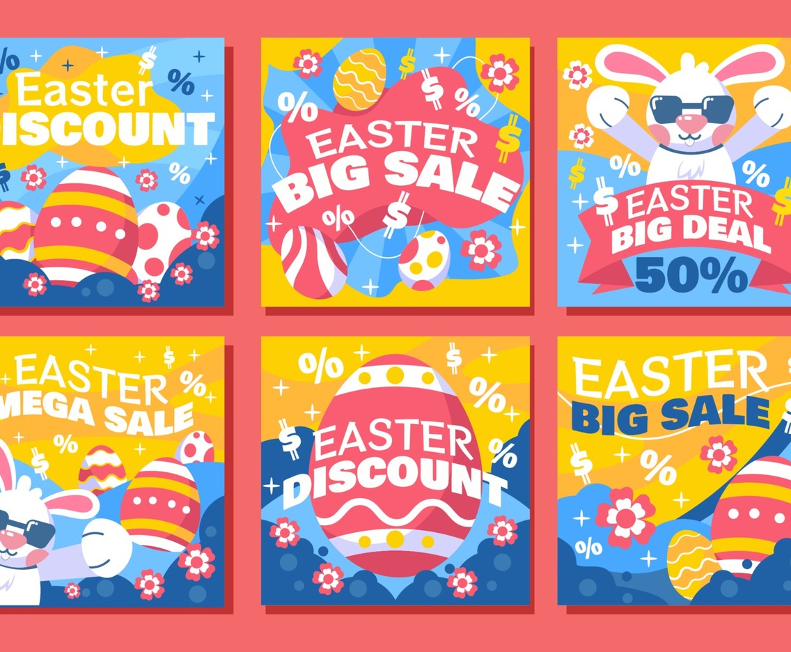 Coolest Of Easter Sale Marketing Vector Art & Graphics | freevector.com