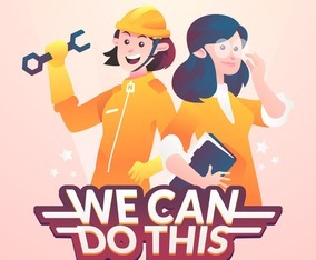 We Can Do This Vector Art & Graphics | freevector.com