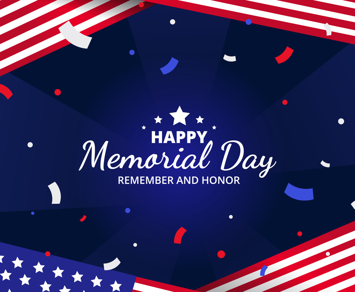 Usa Memorial Day Background Vector Art & Graphics | freevector.com
