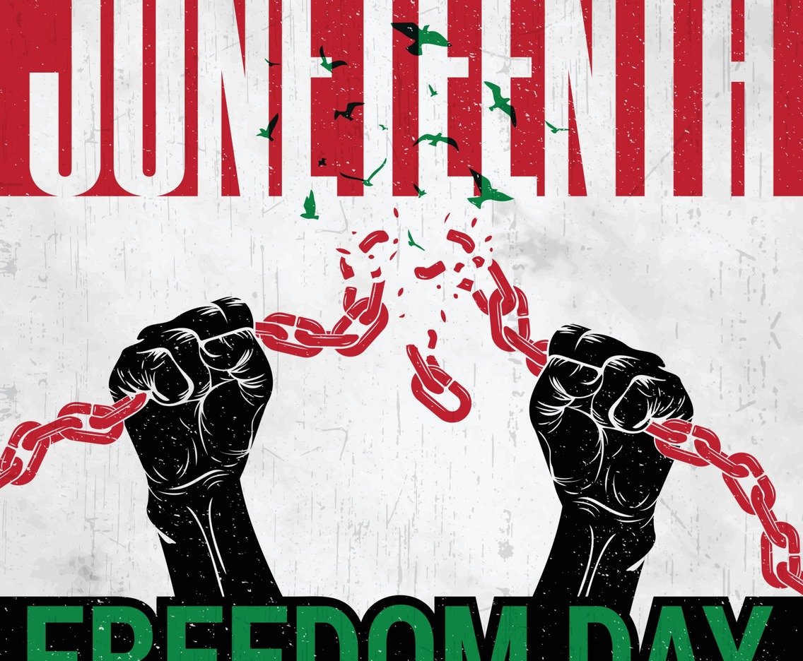 Celebration Of Juneteenth The Freedom Day Vector Art & Graphics ...