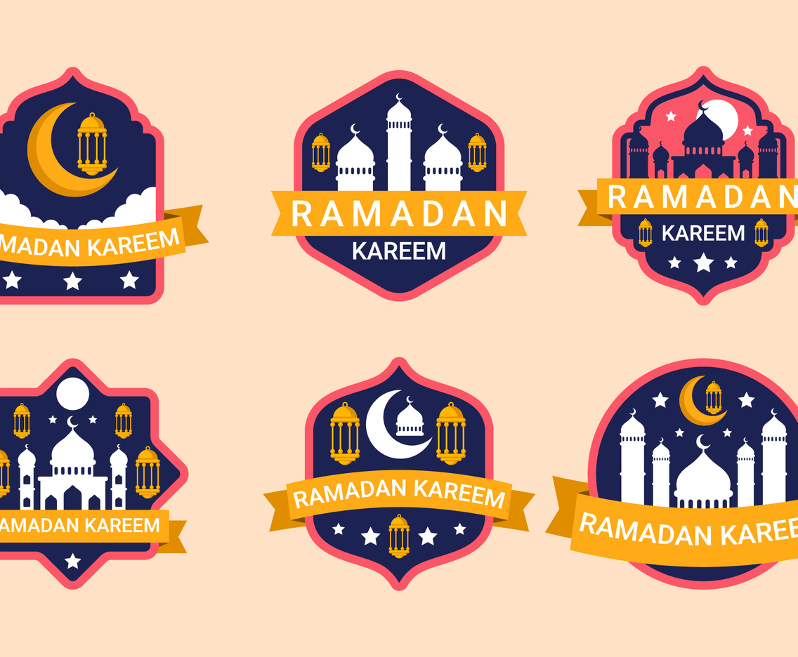 Ramadan Badge Collection Vector Art & Graphics | freevector.com