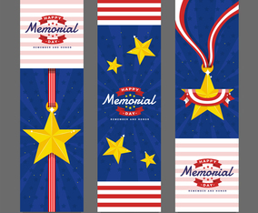 Banner Memorial Day Vector Art & Graphics | freevector.com