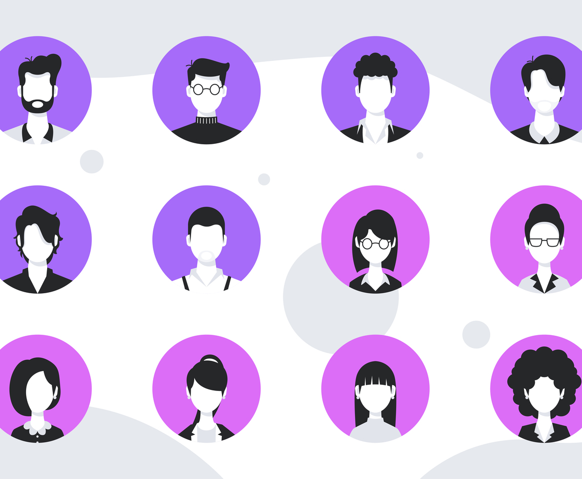 Set Of Business People Avatar Vector Art & Graphics | freevector.com