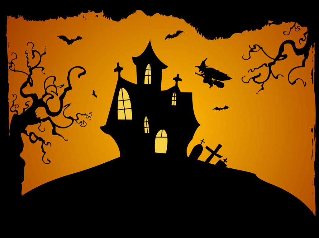 Halloween Background Vector Vector Art Graphics Freevector Halloween Background Vector Vector Art Graphics Freevector
