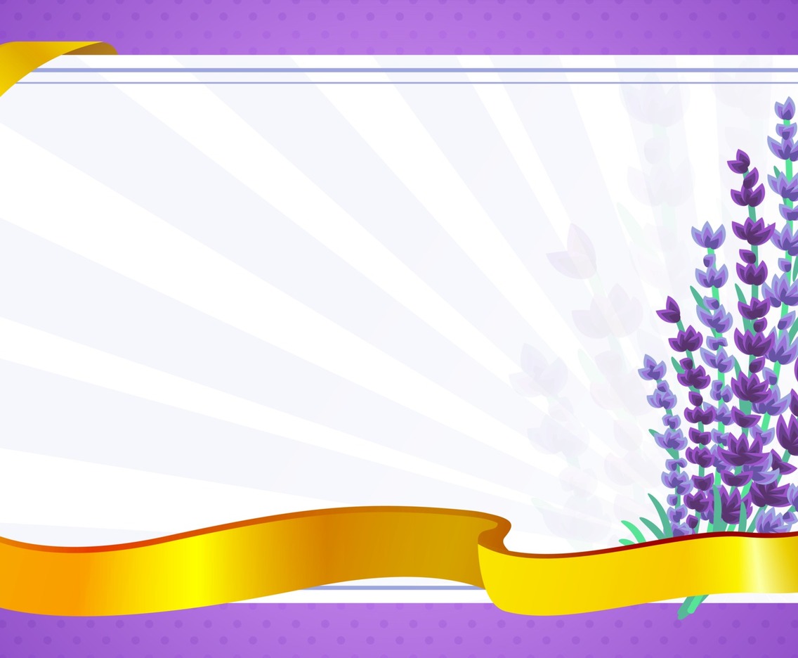Lavender And Golden Ribbon Background Vector Art & Graphics ...