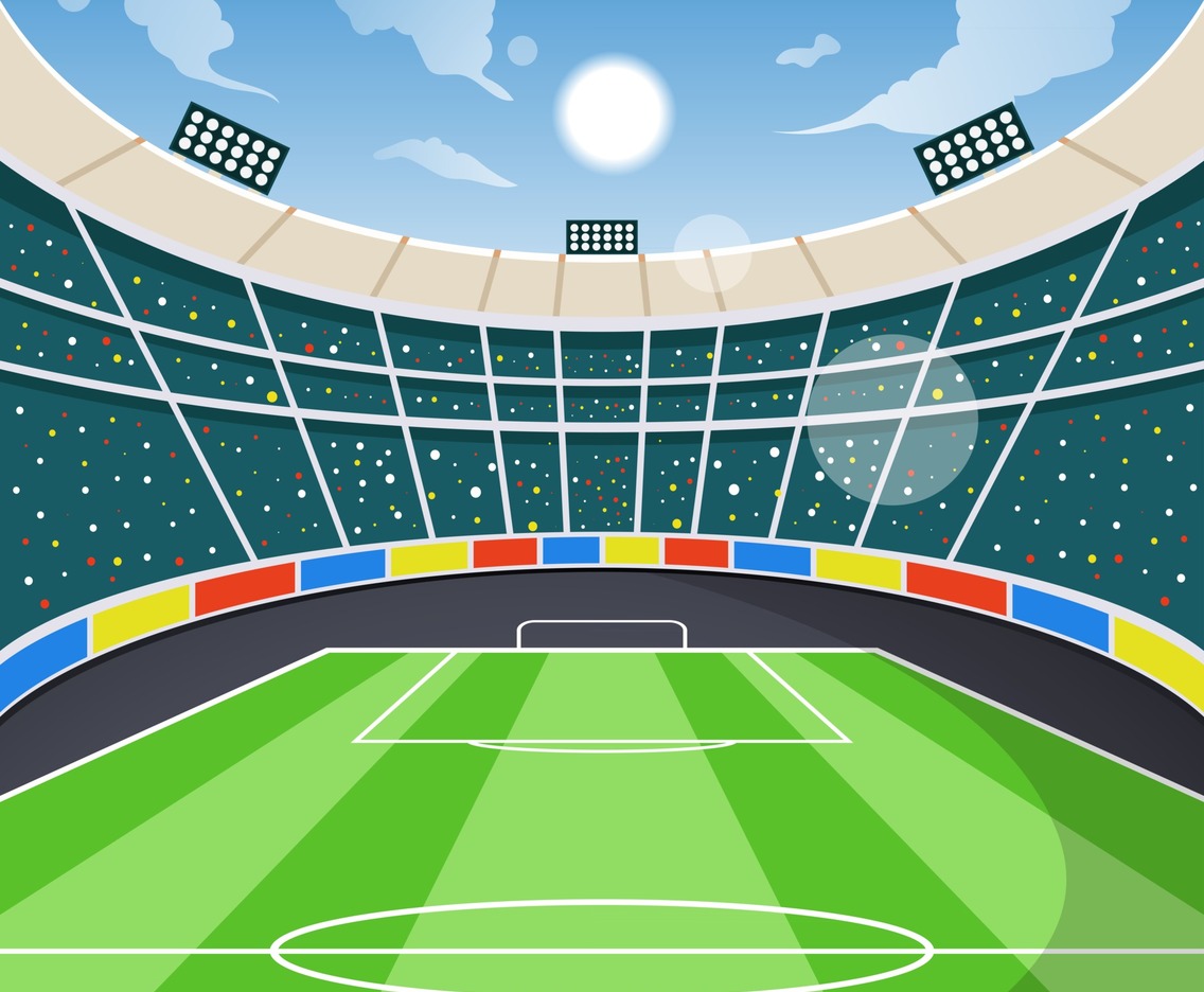 Stadium Football Background Vector Art & Graphics | freevector.com