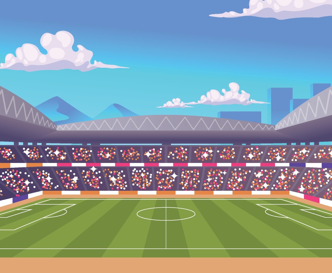 Crowded Football Stadium Vector Art & Graphics | freevector.com