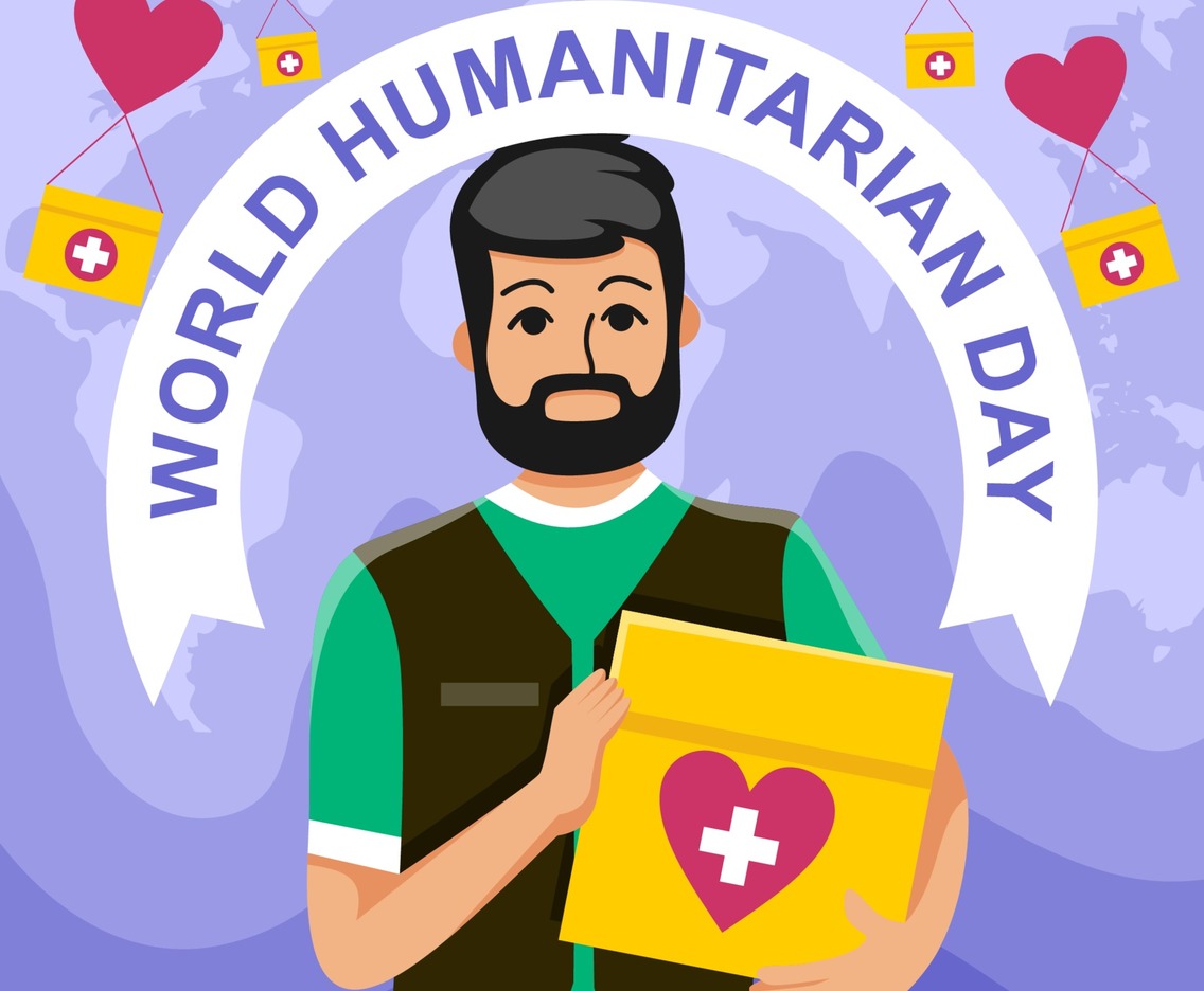 World Humanitarian Day Poster Vector Art & Graphics | freevector.com