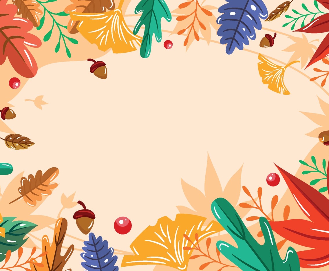 Autumn Floral Background Vector Art & Graphics | freevector.com