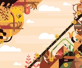 Nature Celebration Background Vector Art & Graphics | freevector.com