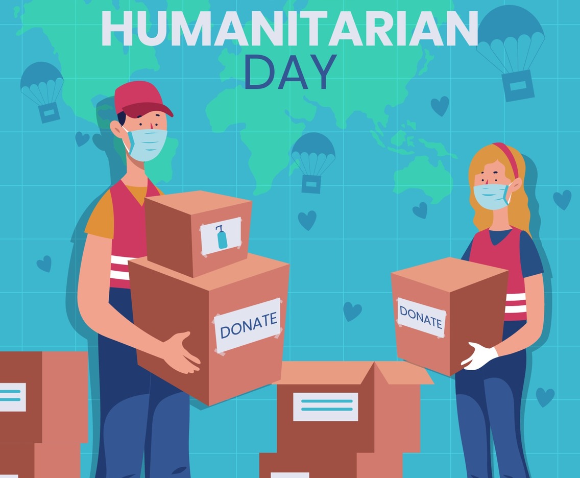 World Humanitarian Day Concept Vector Art & Graphics | freevector.com