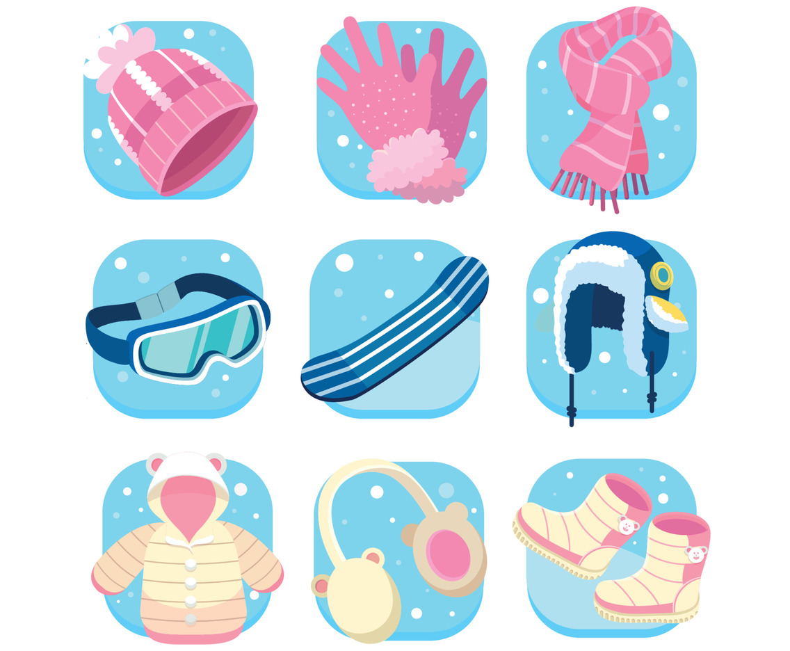 Winter Gear Logo Winter Clothing Icon Vector Image | Free SVG