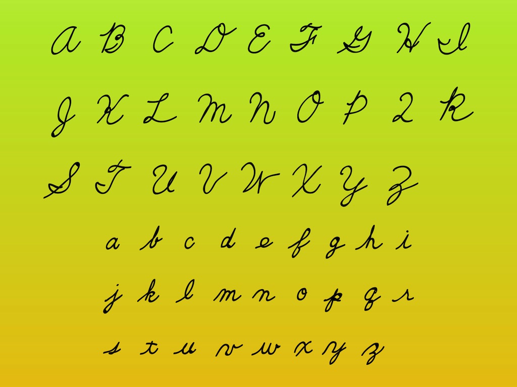 Vector Alphabet Vector Art & Graphics | freevector.com