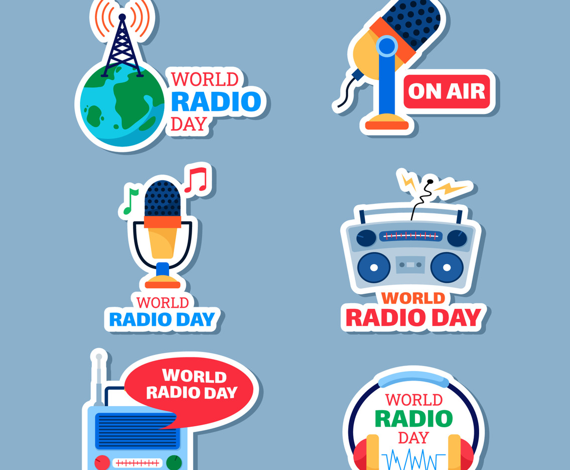 World Radio Day Celebration Vector Art & Graphics | freevector.com