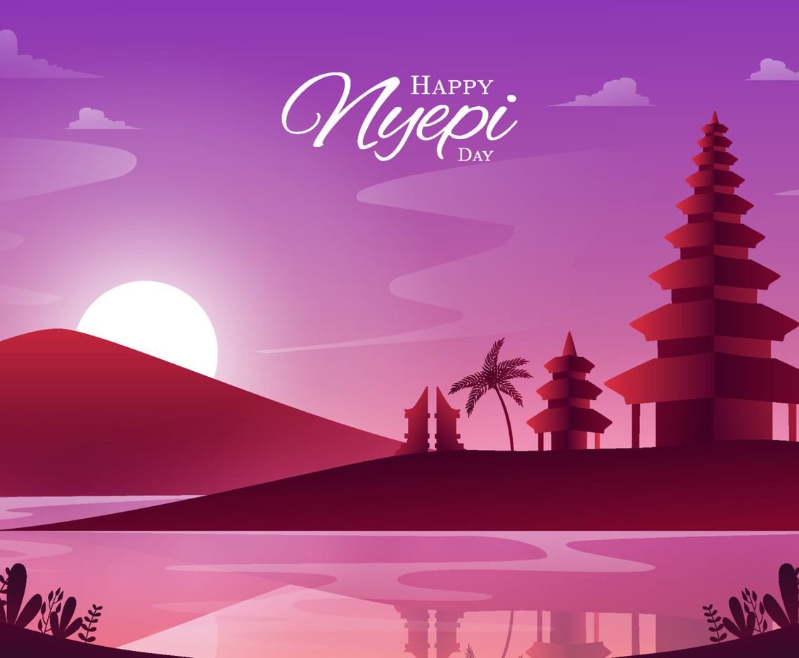 Nyepi Day Of Silence Background Vector Art & Graphics | freevector.com