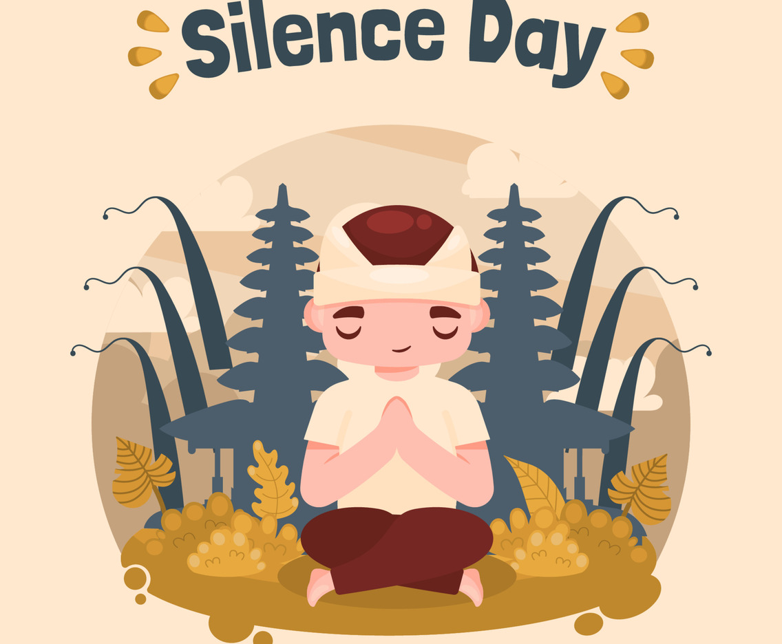 Happy Silent Day Nyepi Vector Art & Graphics | freevector.com