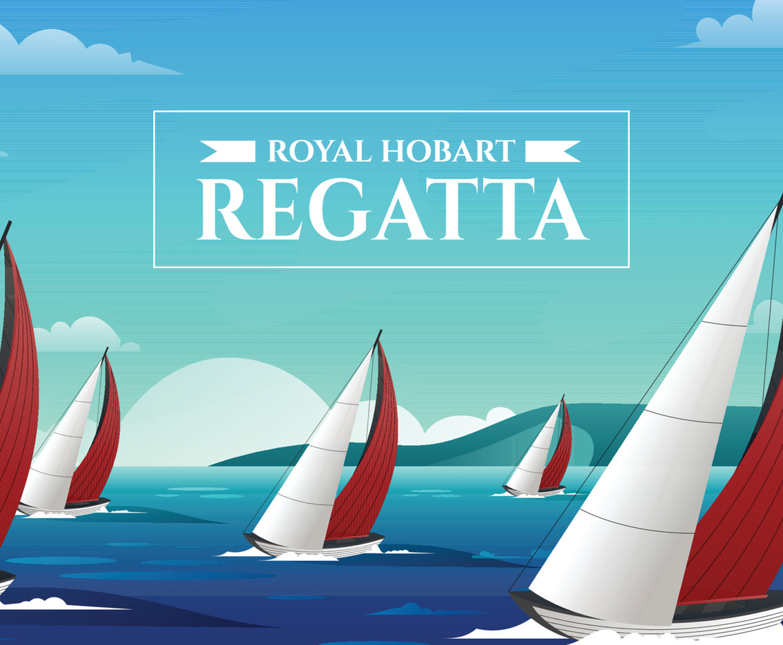 Royal Habort Regatta Sailboat Racing Vector Art & Graphics | freevector.com