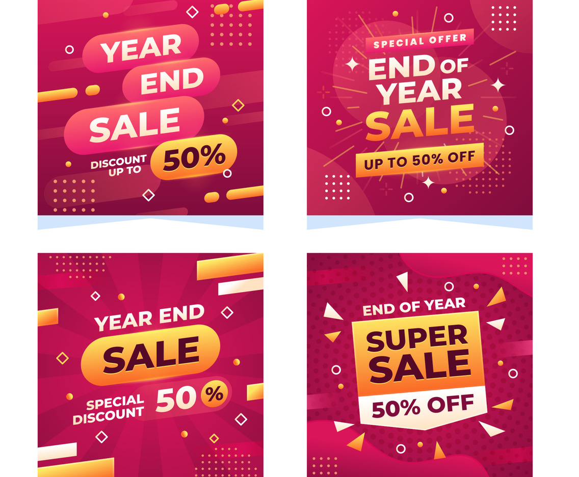 Year End Sale Banner Vector Art & Graphics | freevector.com