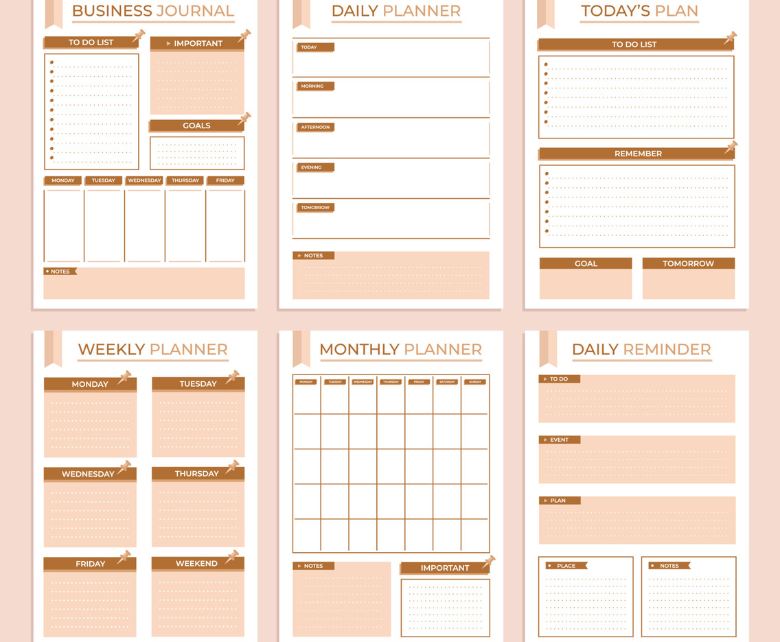 Business Journal Template Vector Art & Graphics | freevector.com