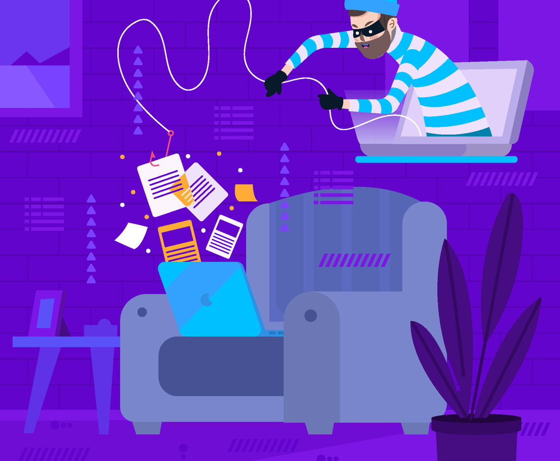 Hacker Collecting Data Illegally Concept Vector Art & Graphics ...