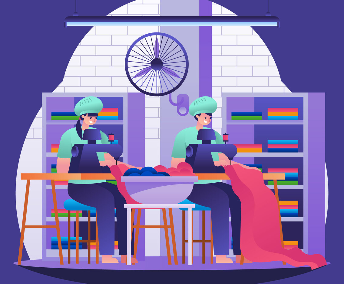 Factory Worker Concept Vector Art & Graphics | freevector.com